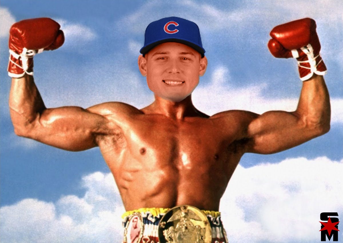 Anthony Rizzo Was Doing Some Weird Shit In The Locker Room During The ...