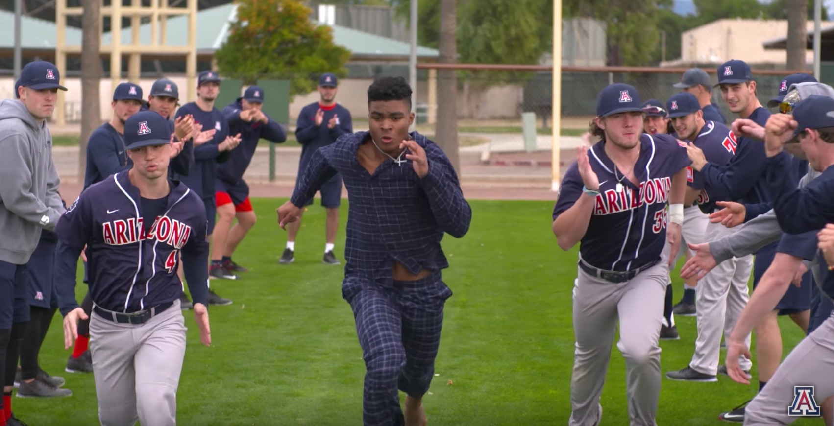 Arizona Baseball Recreates Iconic Scene From The Movie 'Major League'