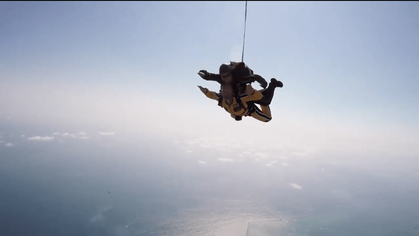 Behind The Scenes Look At David Ross Skydiving