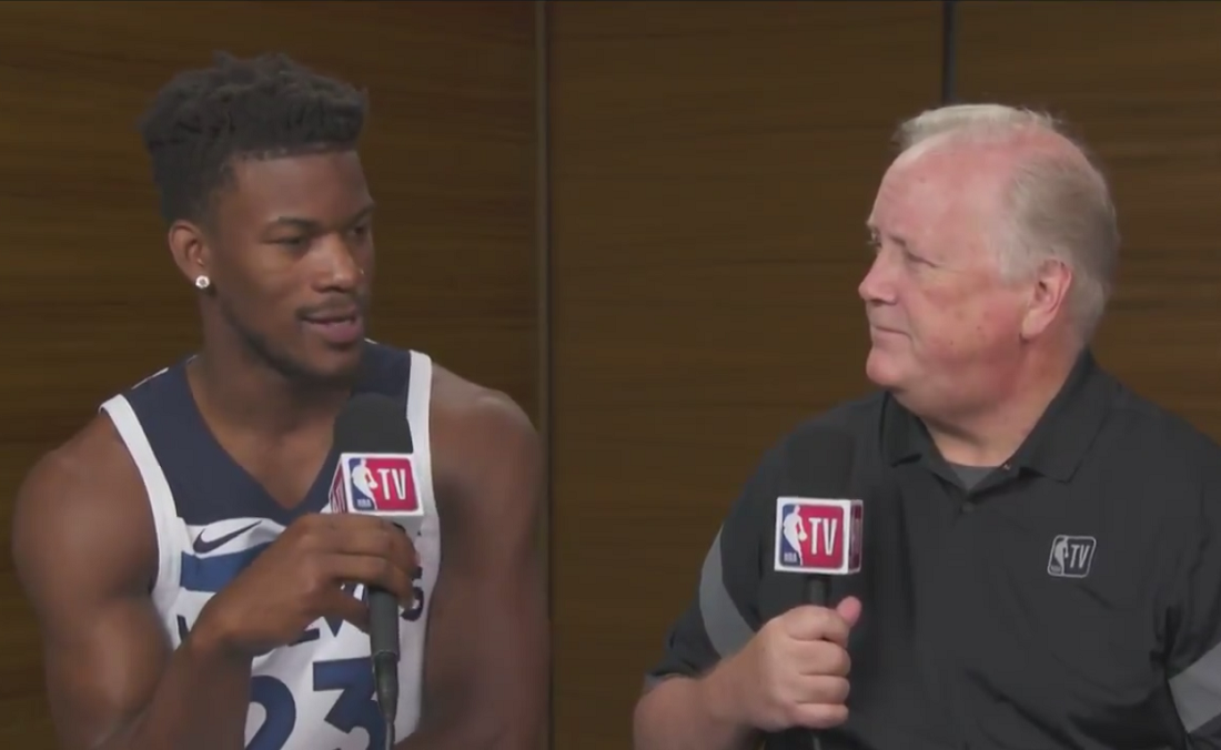 Jimmy Butler Trolls Bulls At Timberwolves Media Day