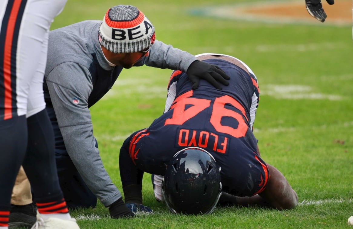 Bears May Have Caught a Break on Leonard Floyd Knee Injury