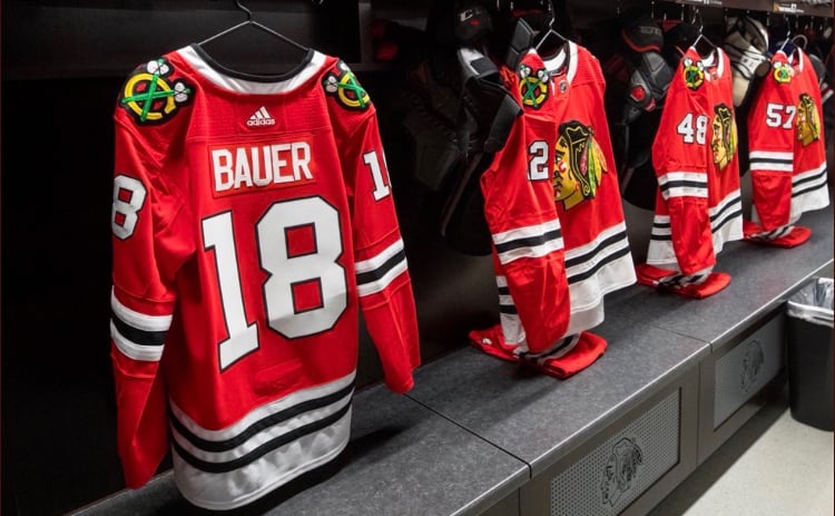 Blackhawks Paid Homage To Chicago Police Commander Bauer All Weekend