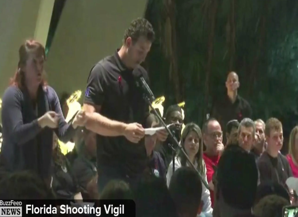 VIDEO: Anthony Rizzo Speaks At Florida Vigil