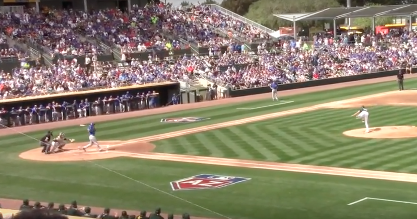Kyle Schwarber Hits Another Monster Home Run In Spring Training