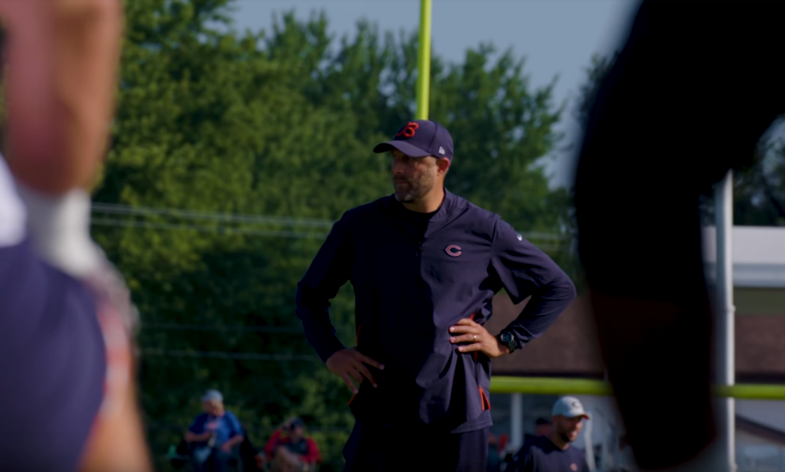 Bears Defense Got a Fun Surprise From Matt Nagy at Practice