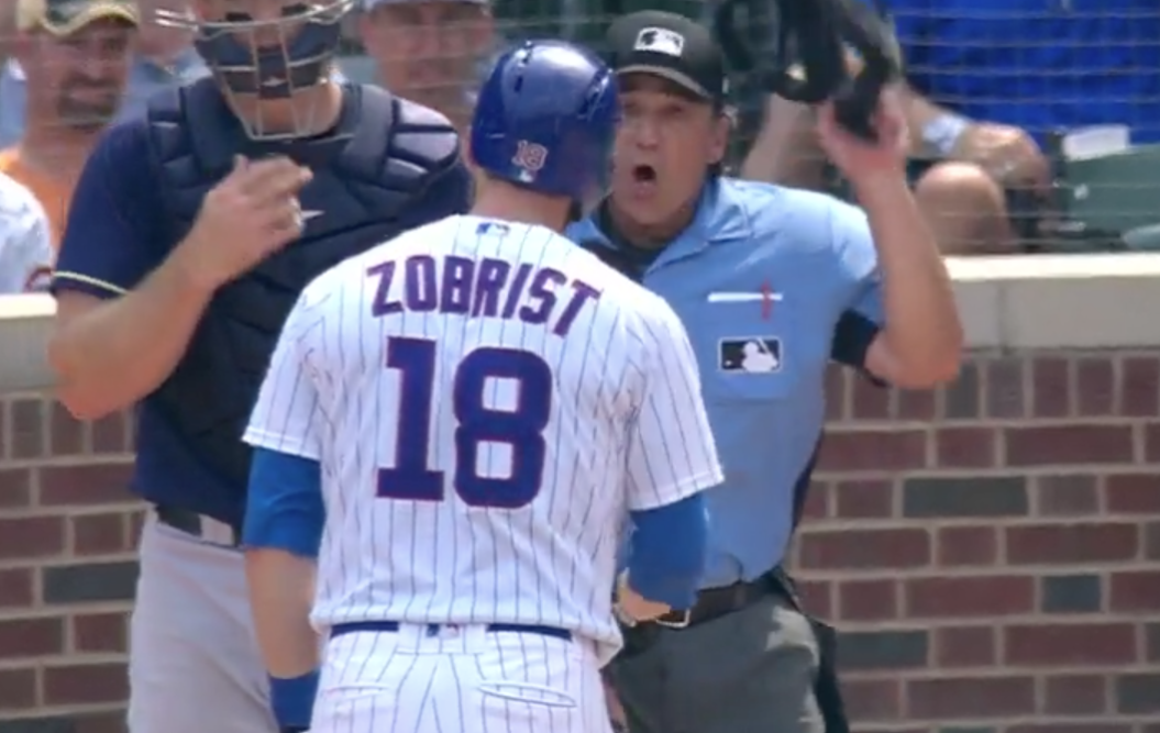 Umpire Reveals Real Problem With MLB After Ben Zobrist Called Him Out