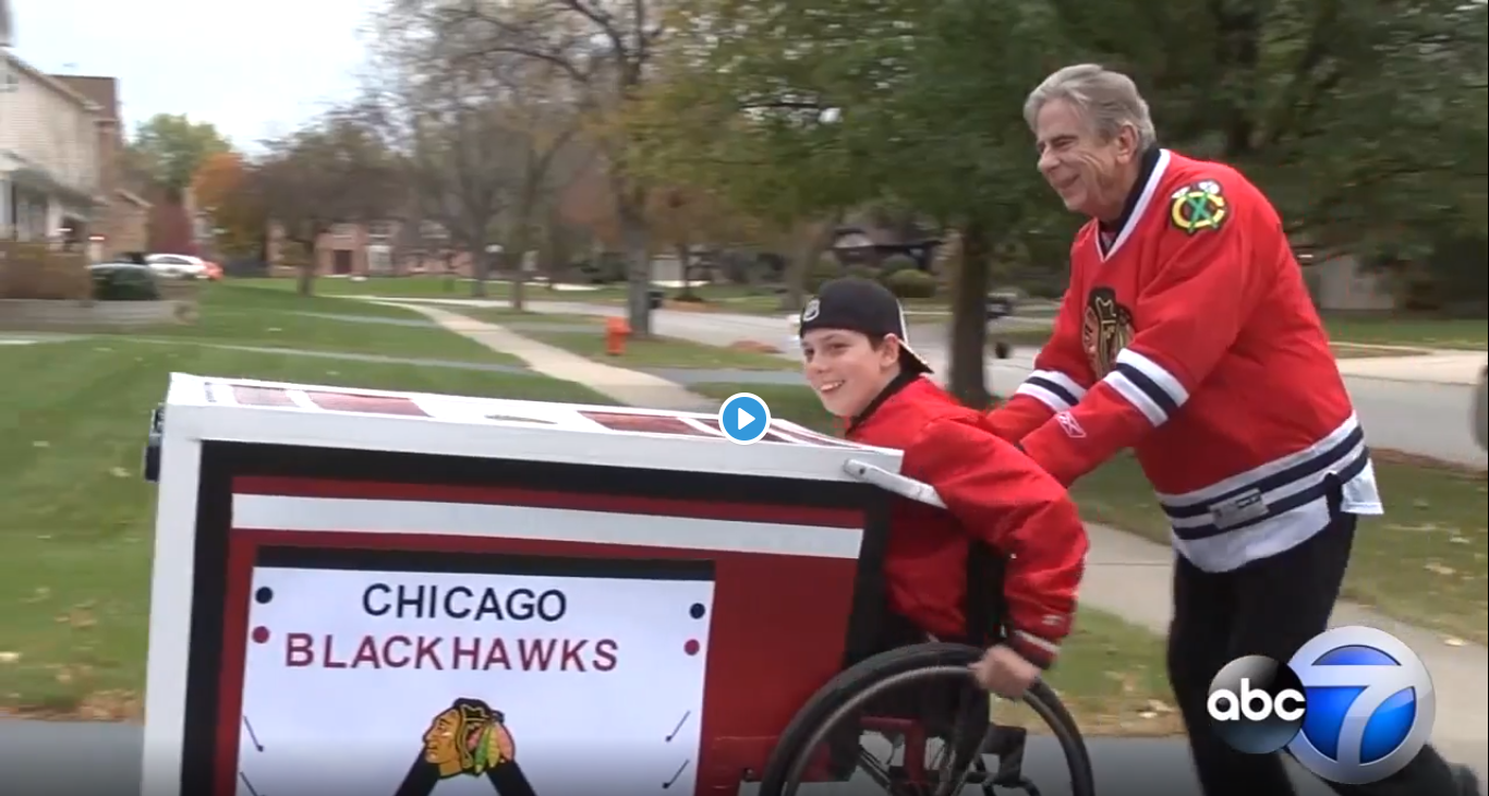 Check Out The Coolest Blackhawks Themed Halloween Costume Ever