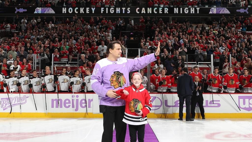 Eddie Olczyk Takes the Ice for "One More Shift" On Hockey Fights Cancer ...