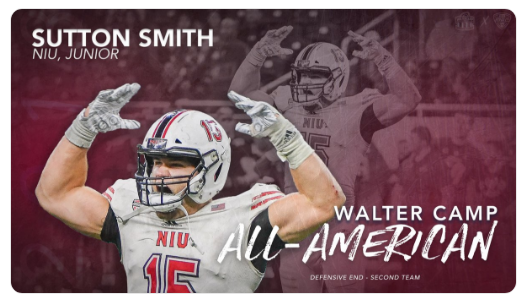 Northern Illinois' Sutton Smith To The Enter 2019 NFL Draft