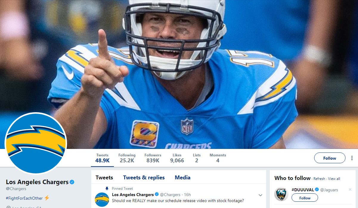 Chargers Twitter Delivered Savage Troll Job of Green Bay Packers