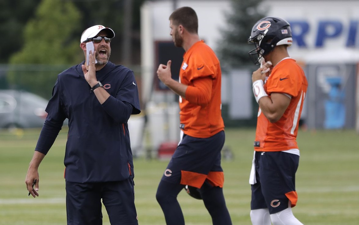 Matt Nagy Unveils Creative Drill to Ramp Up Camp Competition