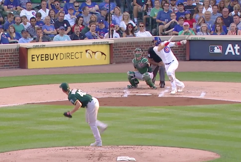 WATCH: Nick Castellanos Hits First Home Run With Cubs