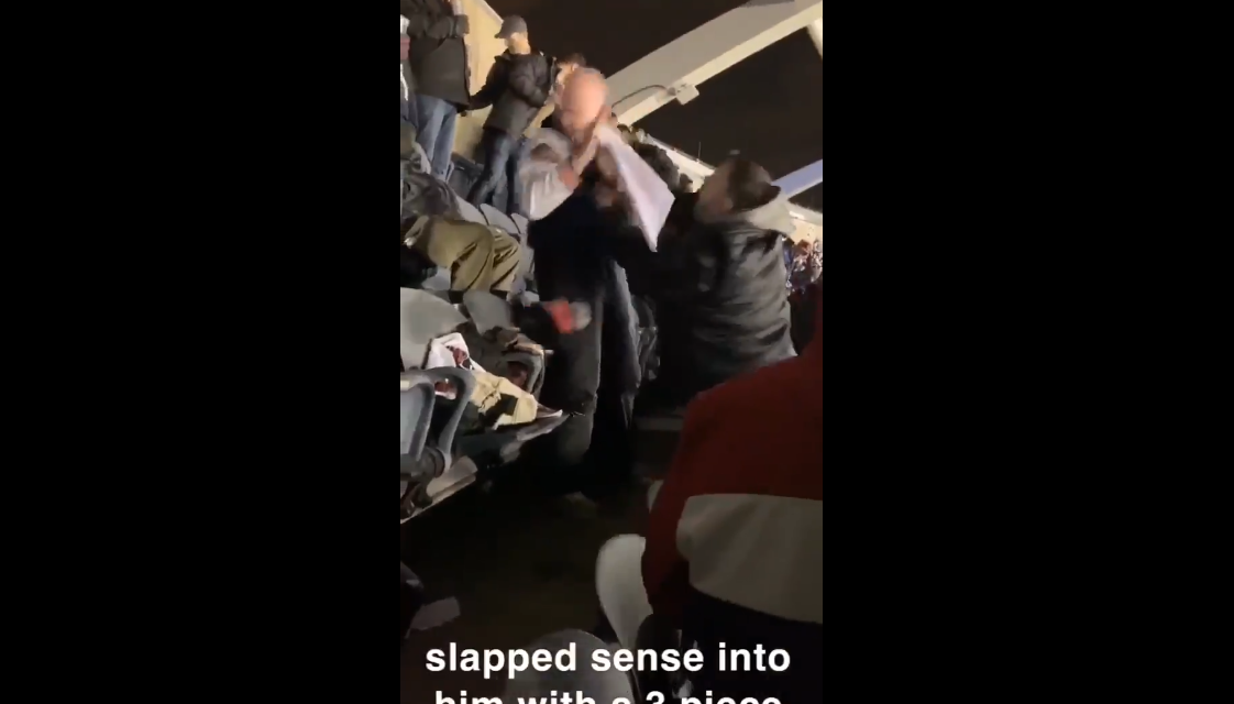 Watch A**hole Bears Fan Get Bitch Slapped for Homophobic Slur