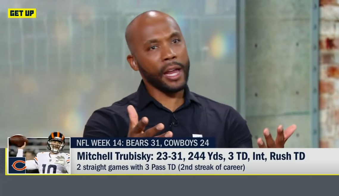 Former Exec Louis Riddick Was All of Us After Watching Trubisky vs. Dallas