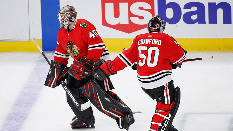 Corey Crawford vs. Robin Lehner... IT'S HAPPENING