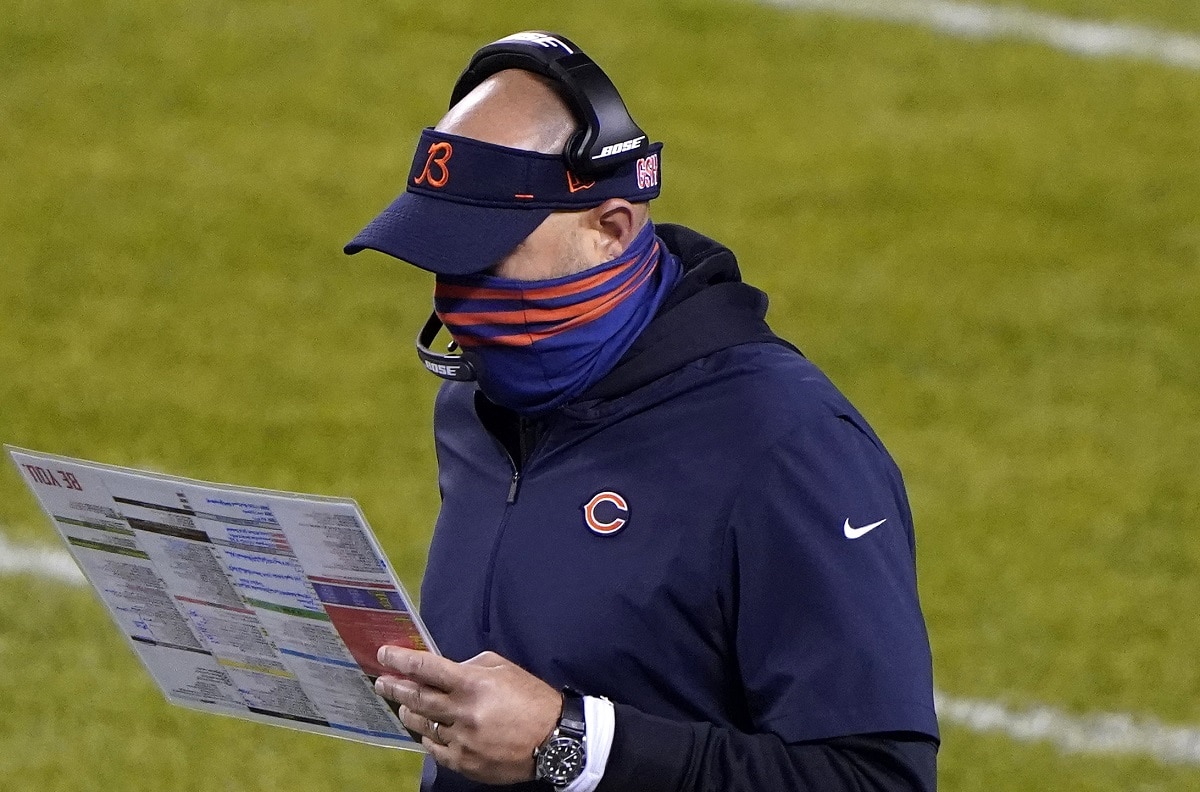 Matt Nagy Was...Grumpy...With The Bears Offense After TNF Win