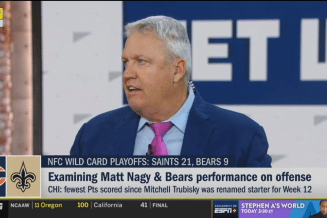 Rex Ryan Body Slammed Matt Nagy After Bears Loss To Saints