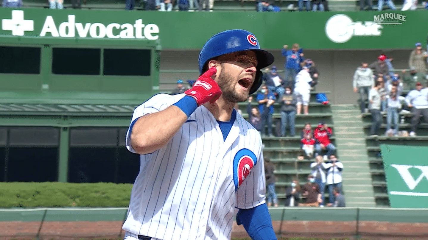 David Bote Hits A Home Run, That's 5 For The Cubs Today!