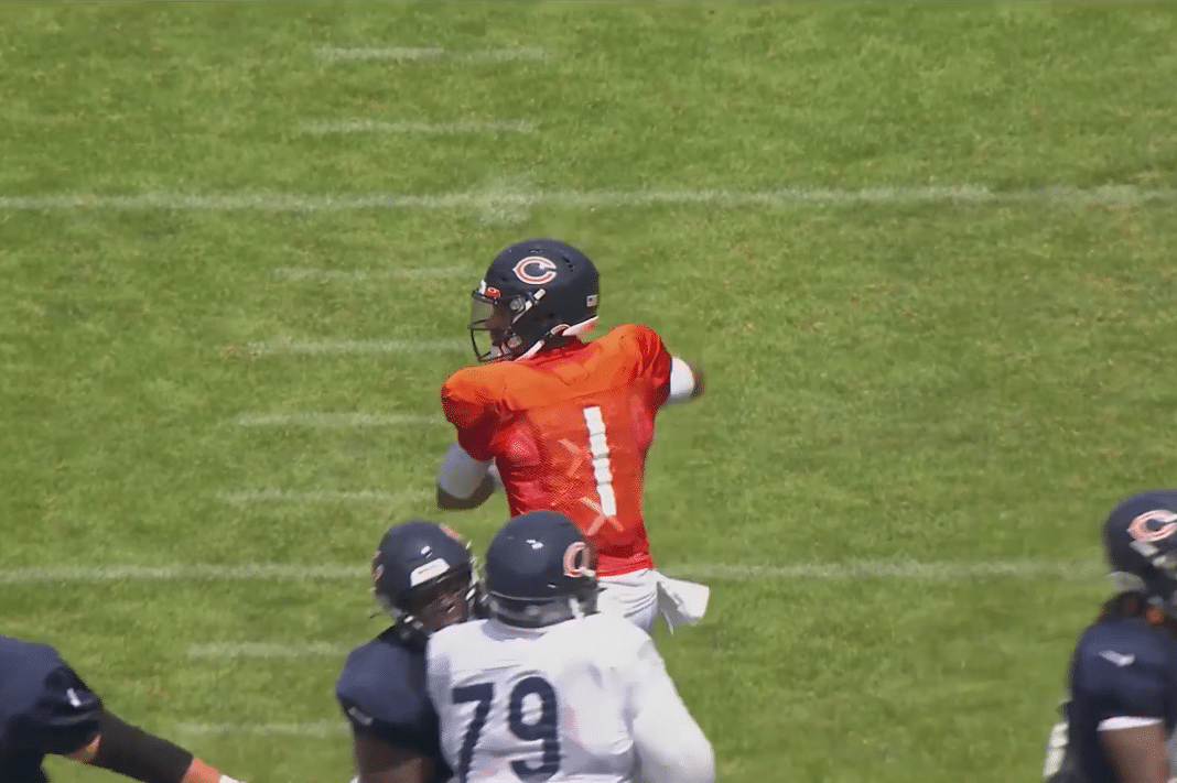 Justin Fields Shined Bright In First Bears-Dolphins Joint Practice