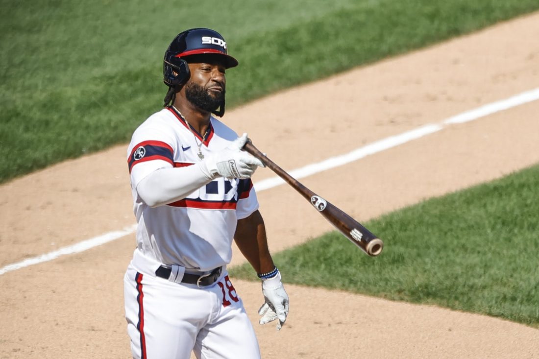 Brian Goodwin Unleashes Epic Bat Flip