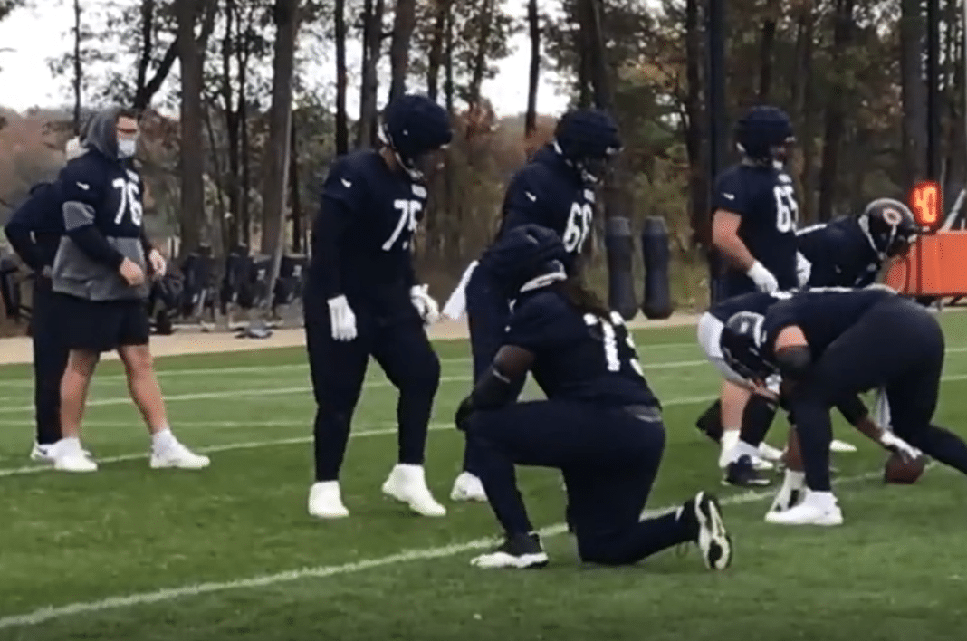 VIDEO: Bears' Plans For Larry Borom Appear To Have Changed