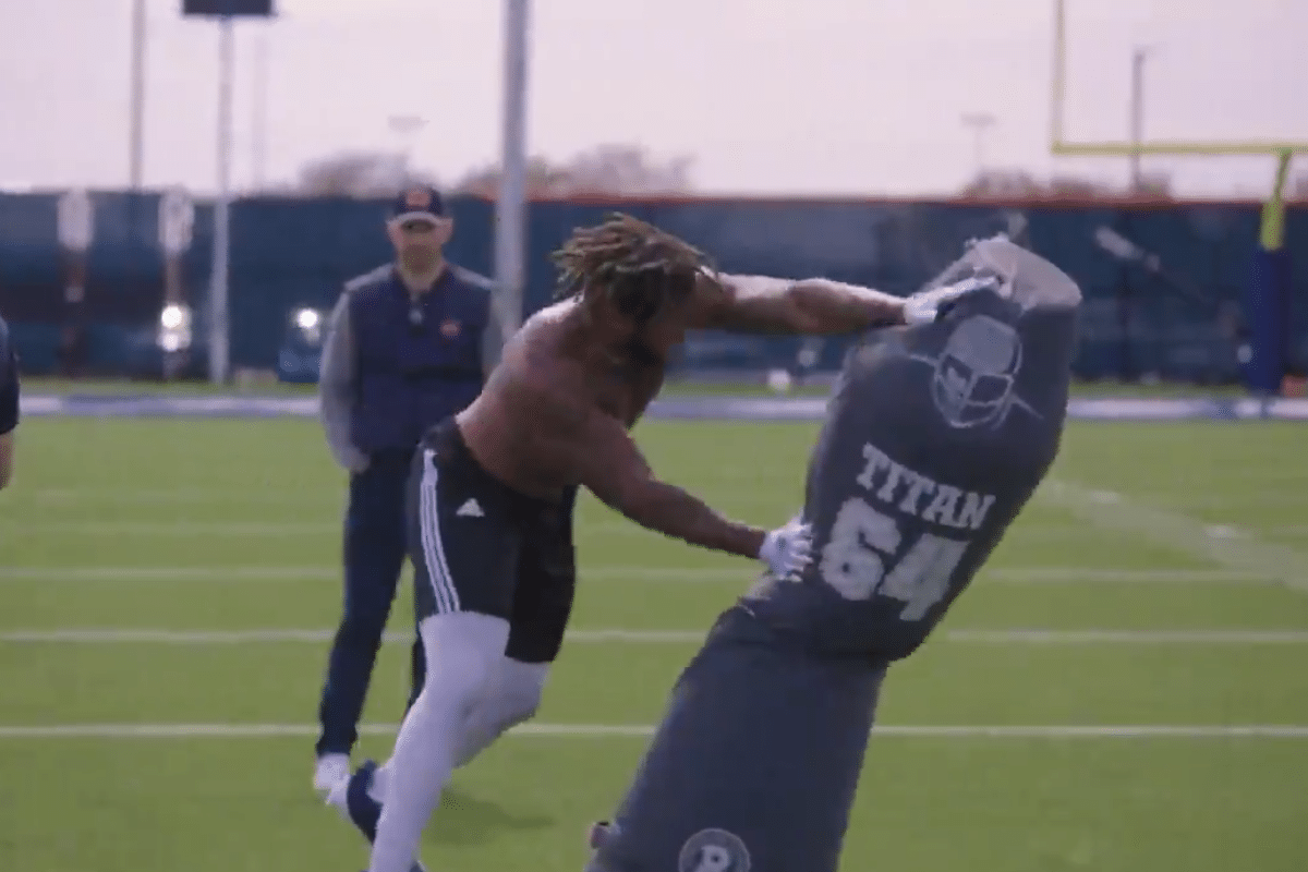 Bears Pay Extra Attention To Charles Wiley At UTSA Pro Day