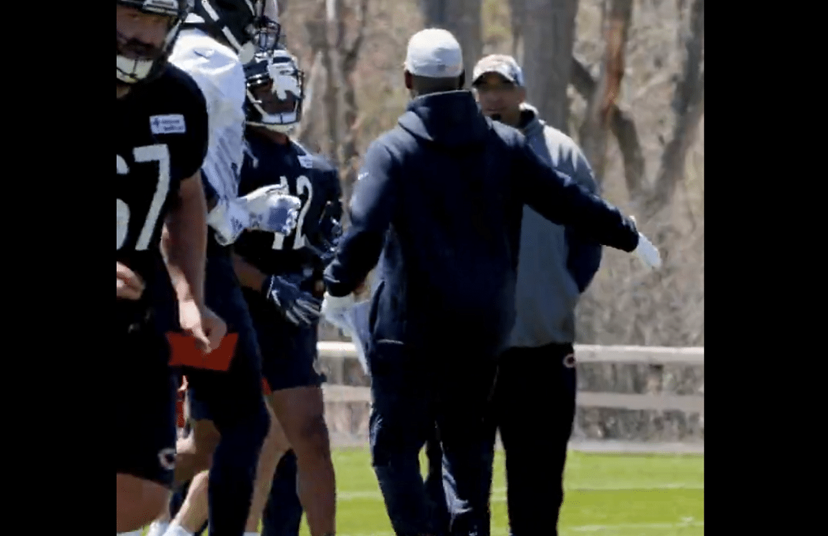 Bears WR Coach Tyke Tolbert Is Living Up To His Reputation