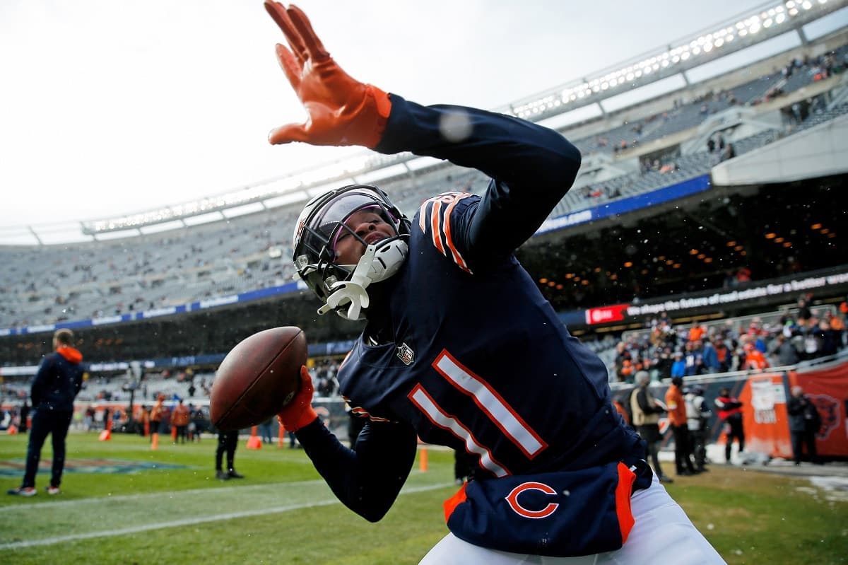 Darnell Mooney Labeled A "Budding Star" Among NFL Receivers