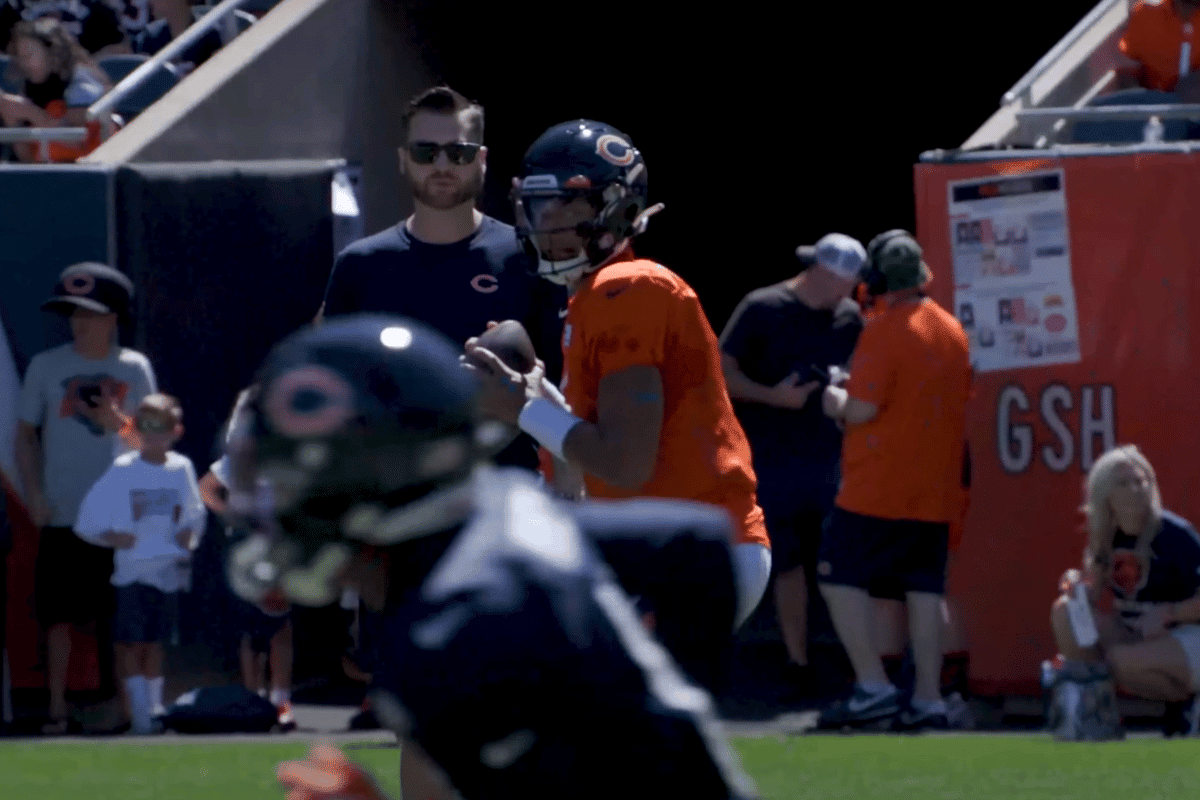 Why Justin Fields' Latest Practice Was His Most Encouraging