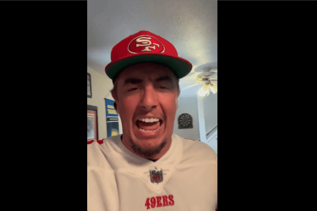 Niners Fan Loses Mind After Chicago Bears Upset His Team
