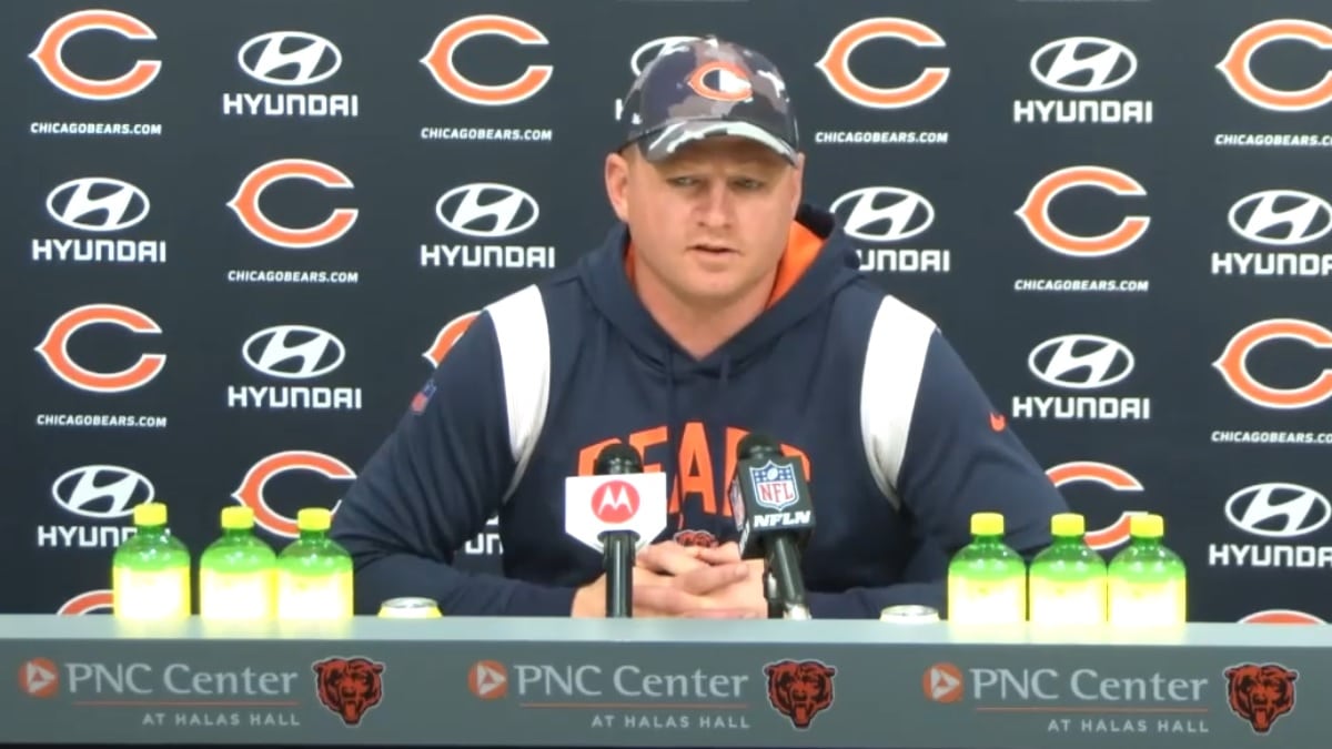 Luke Getsy Revealed How Bad The Bears' O-Line Issue Is Getting