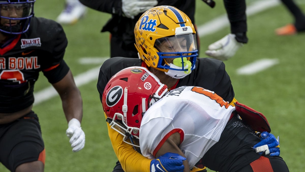 Luke Getsy Appears To Have A Favorite Player At Senior Bowl