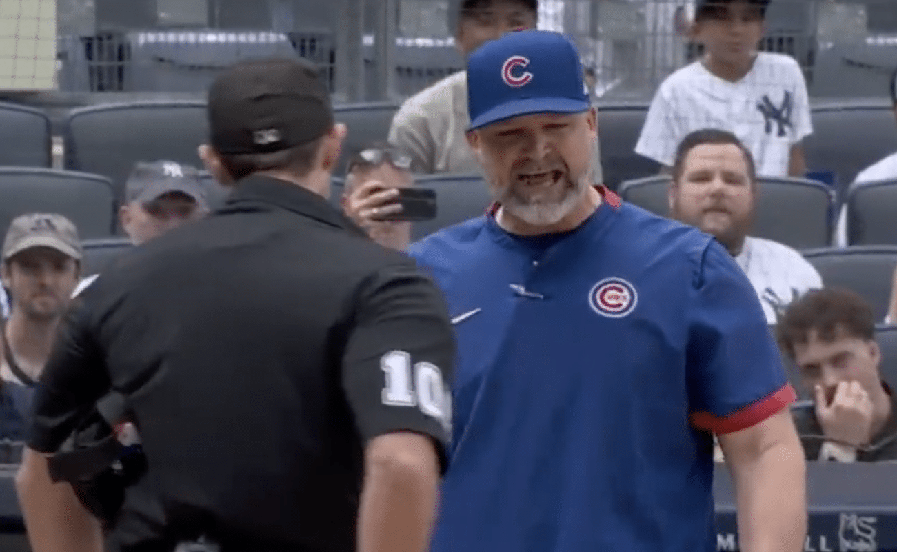 David Ross Burns Ump After Getting Ejected in First Inning