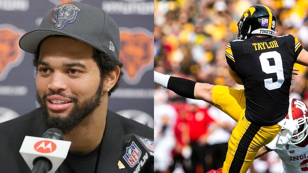 Caleb Williams Sent A SAVAGE Text To New Bears Punter Tory Taylor