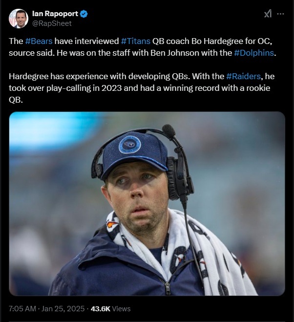 Bears Sniffing Around The Intriguing Bo Hardegree For Offensive Coordinator