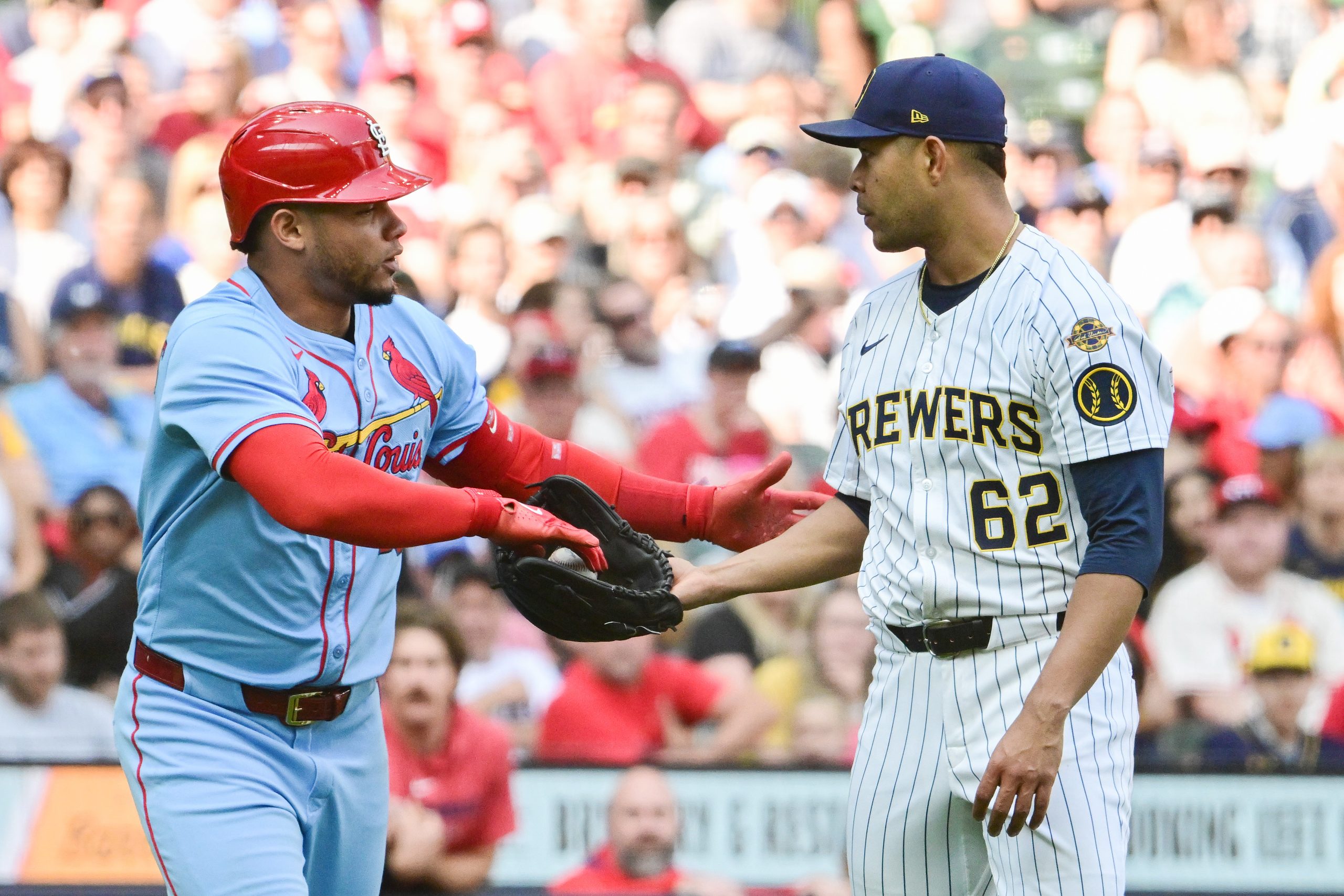 Cardinals and Brewers Will Brawl After Willson Contreras Called a ...