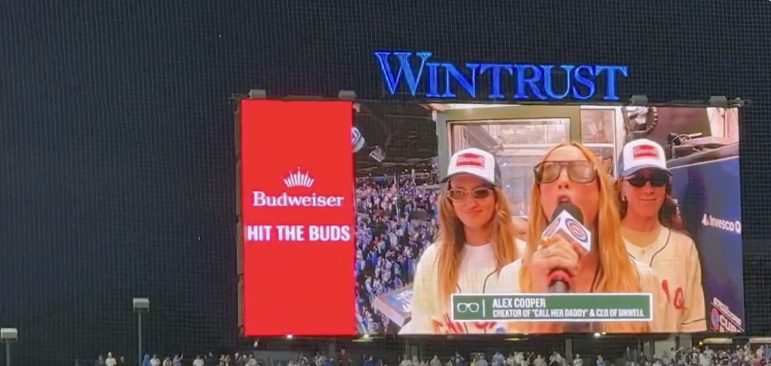 Cubs Fan Boo Call Her Daddy's Alex Cooper During Worst 7th Inning Stretch