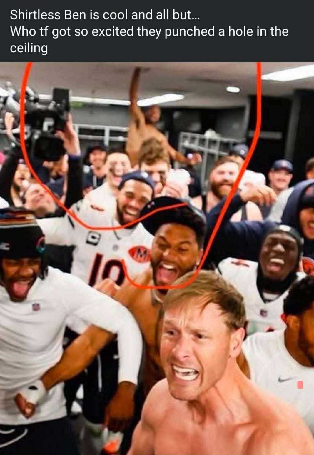 A Mystery Has Surfaced From Ben Johnson's Iconic Shirtless Celebration